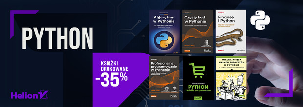 Helion: Python -35%, UX i UI -40% – Promocje książkowe – tanie książki ...