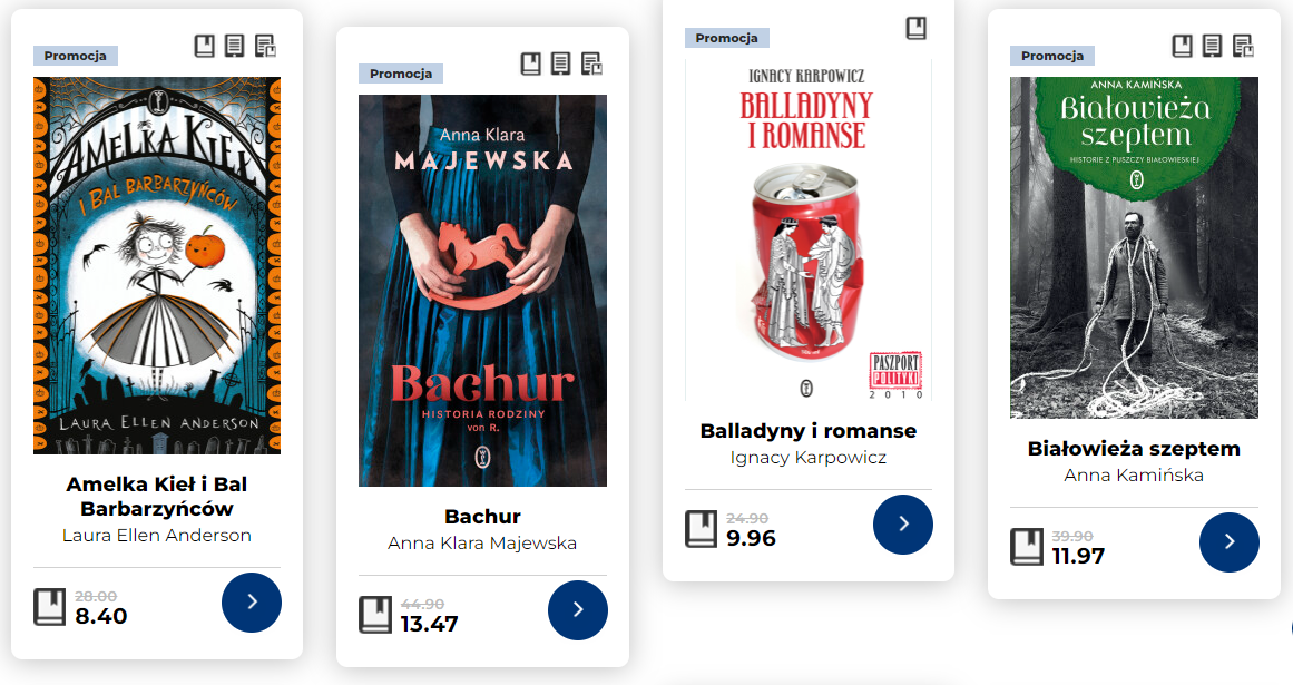 Wyd. Literackie: wielka letnia wyprzedaż – Promocje książkowe – tanie książki papierowe ...